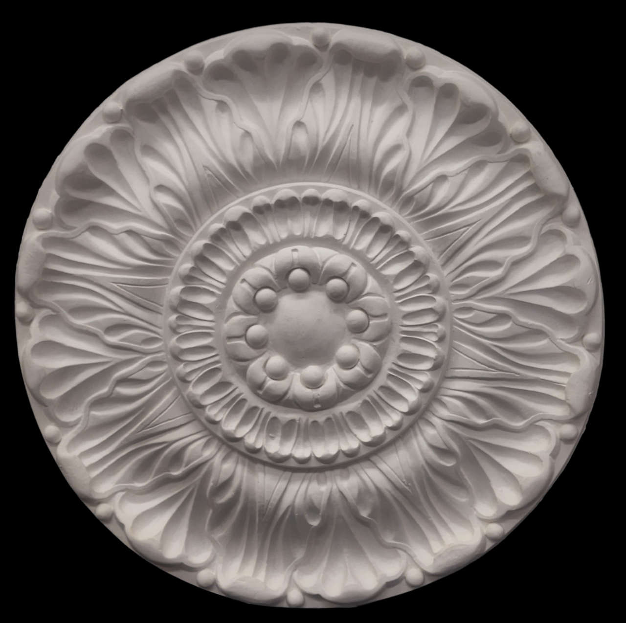 Plaster Medallion - DC702-074 • DecoCraft