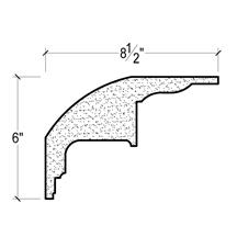 Plaster Crown Moulding - DC506-492 • DecoCraft