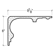 Plaster Crown Moulding - DC506-633 • DecoCraft