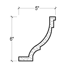 Plaster Crown Moulding DC506-716 • DecoCraft