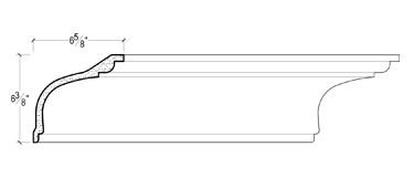 Plaster Crown Moulding - DC506-745 • DecoCraft