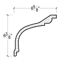 Plaster Crown Moulding - DC506-745 • DecoCraft