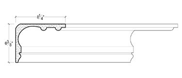 Plaster Crown Moulding - DC506-758 • DecoCraft
